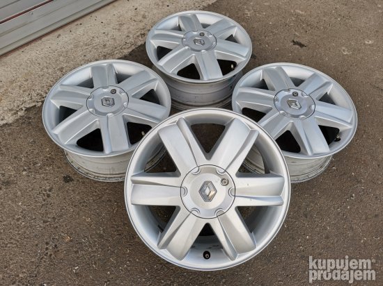 Reno alu felne 16 4x100 ORIGINAL Megane Clio Scenic Modus - KupujemProdajem