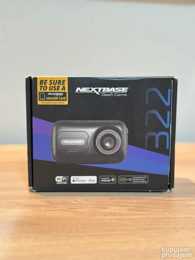Nextbase Dash Cam 322GW Prednja video kamera za auto - KupujemProdajem
