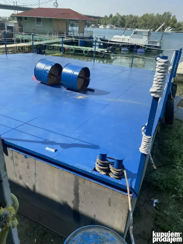 Prodajem ponton splav ,8x8 metara ,registrovan - KupujemProdajem