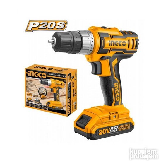 Aku, busilica 45NM 20V INGCO CDLI20024 - KupujemProdajem