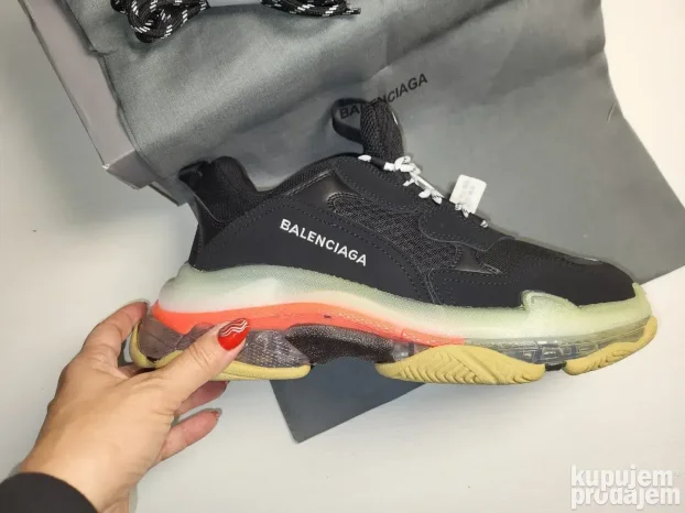 BALENCIAGA TRIPLE S, SSS Crne Balenciaga Patike Nove Track S ...