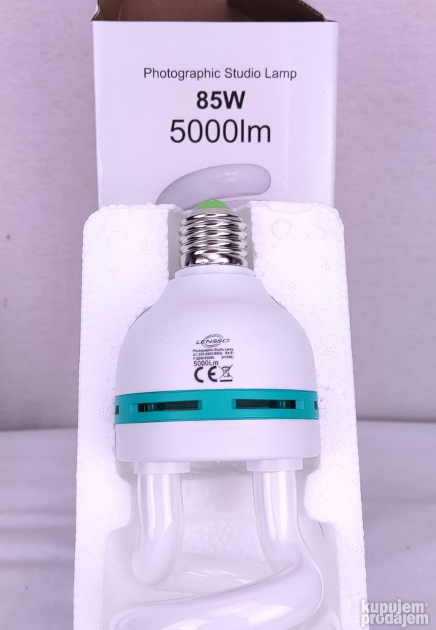 Sijalica foto studio 85W rasveta fluo lampa za rasvetu - KupujemProdajem