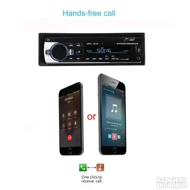 Radio za kola mp3, usb, aux Blutut EURO dzek 2 usb 4x60w Nov ...