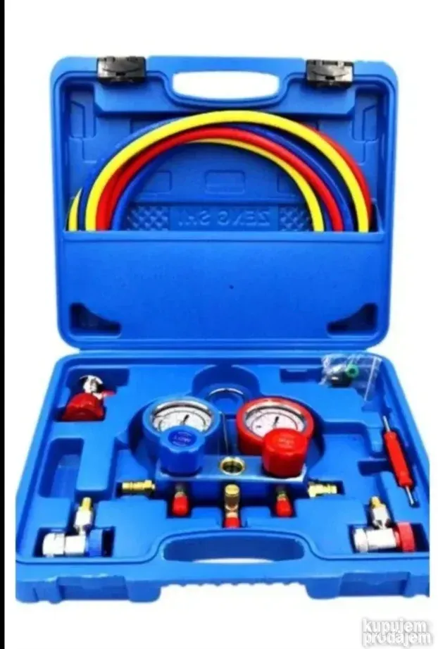 Alat za klime manometri i creva za punjenje klima Profi - KupujemProdajem