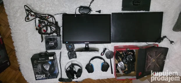 Komplet OPREMA ZA PC / GAMING / OFFICE – sve sa slike - KupujemProdajem