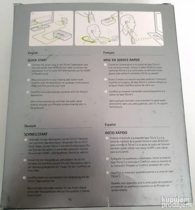 Phonak TV Link S daljinski i strimer za slusne aparate - KupujemProdajem