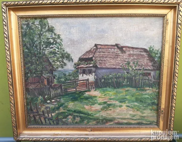 M.Buzadžić 1934 - ulje na platnu, retko - KupujemProdajem
