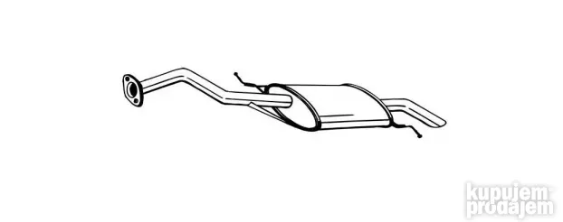 Zadnji izduvni lonac auspuh Mazda Demio - KupujemProdajem