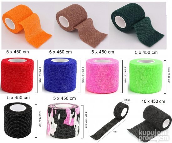 Elastični zavoji 2.5cm x 5m bandažer NOVO AKCIJA - KupujemProdajem