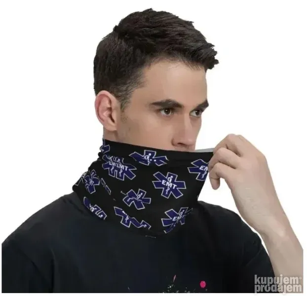 Bandana Marama Hitna Pomoć EMT Šal Potkapa Maska Kapa M1 - KupujemProdajem