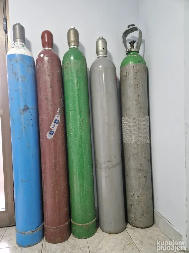 Boce CO2,Argon,Kiseonik,Acetilen,Azot 40l MESSER - KupujemProdajem