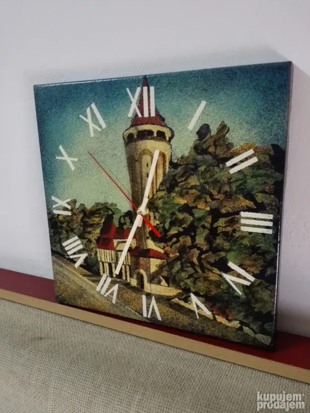Stari zidni sat motiv Palić "DEKOR Zagreb" 2 - KupujemProdajem