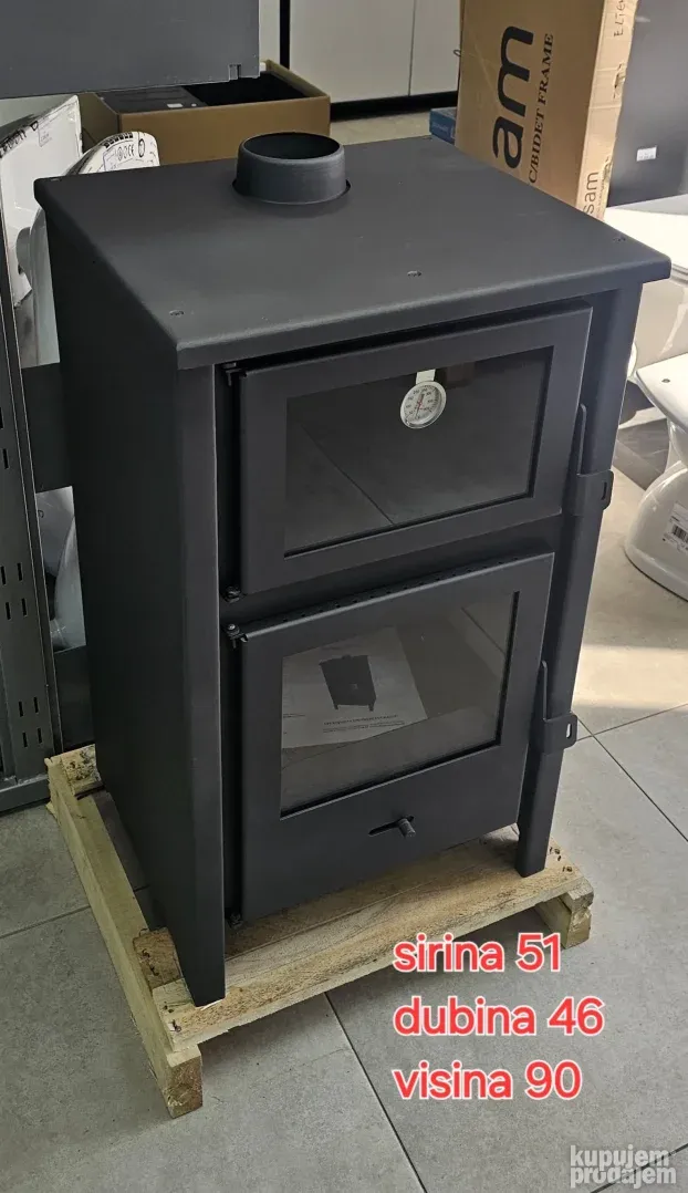 Peć na čvrsto gorivo sa rernom (NOVO) - KupujemProdajem