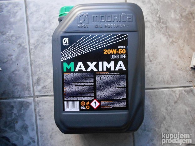 Ulje Optima Modriča 20W-50 long life (10 litara) - KupujemProdajem