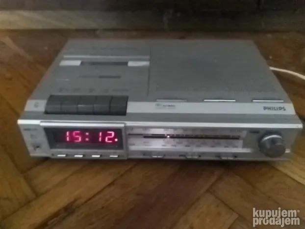 Philips D 7527 radio kasetofon alarm clock - KupujemProdajem