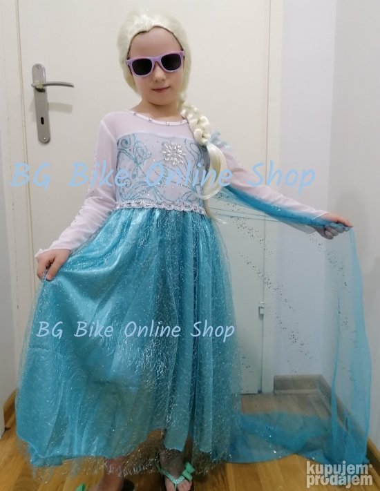 Elza Elsa Frozen kostim kostimi haljina model A 1 cirkoni - KupujemProdajem