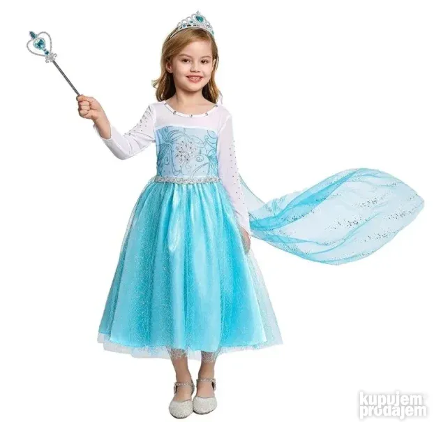 Elza Elsa Frozen kostim kostimi haljina model A 1 cirkoni - KupujemProdajem