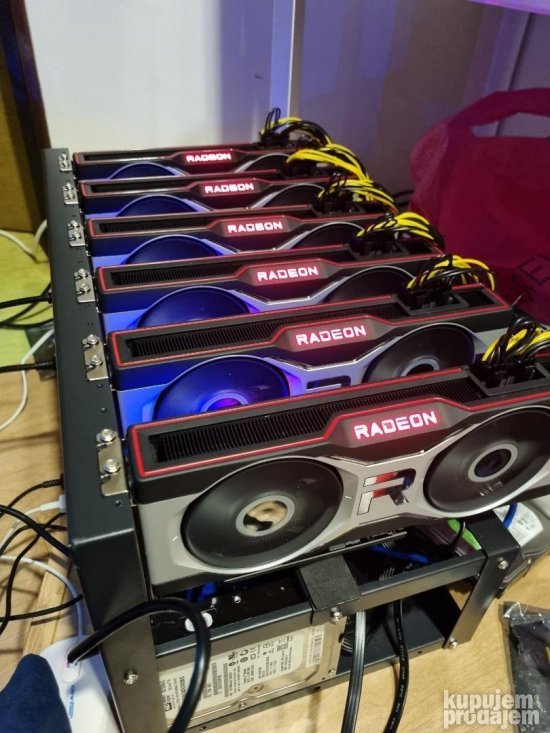 Mining rig 6700/6800/6900 XT - KupujemProdajem