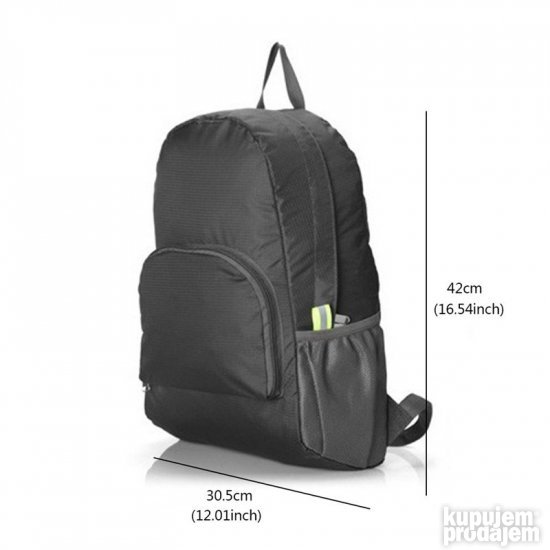 Ranac-sklopiv,lagan,izdrzljiv,ripstop tkanje,oko 20l, sivi ...