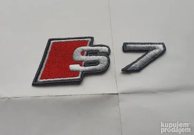 S7, Sline vezeni logo za sedista AUDI - KupujemProdajem
