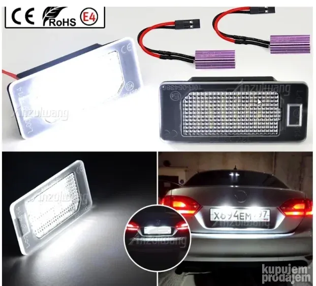 LED sijalice osvetljenje tablica Audi A4 A5 A6 Q5 TT - KupujemProdajem