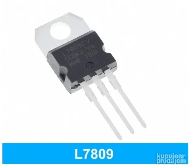Regulator napona L7809 originalni IC chipset - KupujemProdajem