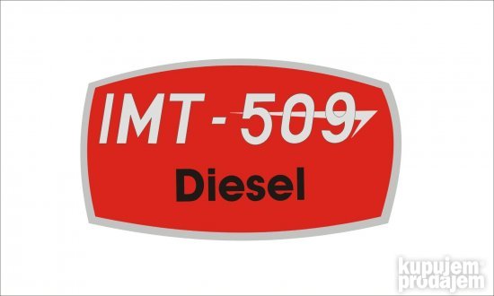 IMT 509 - Nalepnica za motokultivator - KupujemProdajem