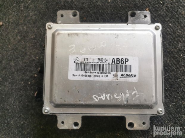 Motorni računar Opel Corsa E 1.4 Delco E78 12669134 AB6P - KupujemProdajem