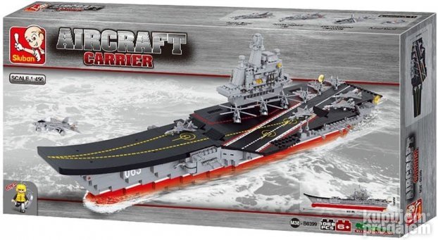 Konstrukcijski komplet Ratni brod Nosač aviona Srednji - KupujemProdajem