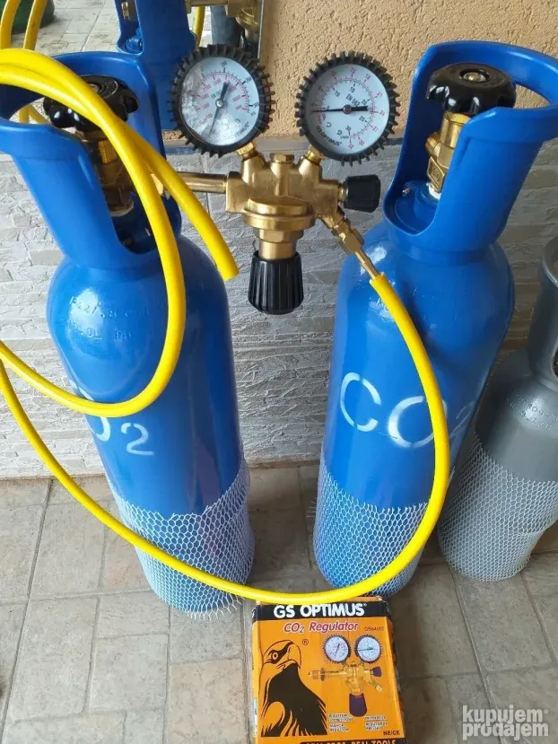 Boce za Co2 gas 10l 5l Manometar i Crevo - KupujemProdajem