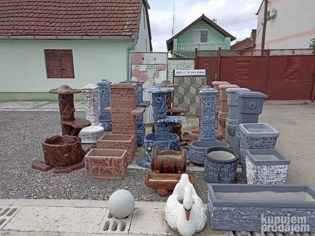 Behaton, ivicnjaci, kanalice, kape, cesme, zardinjere - KupujemProdajem