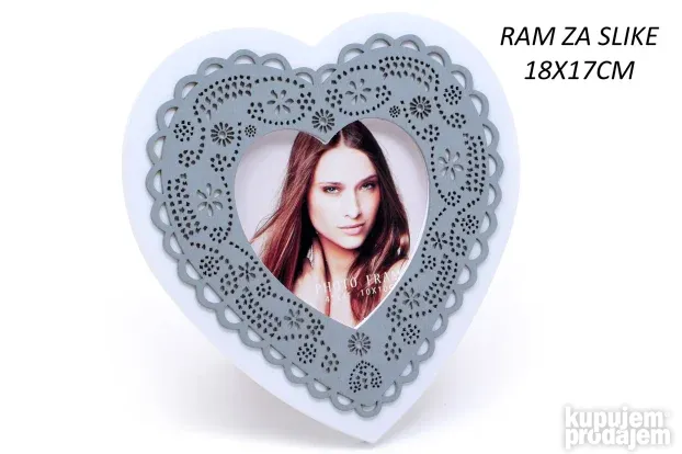 Ram za slike Srce 10x10cm - KupujemProdajem