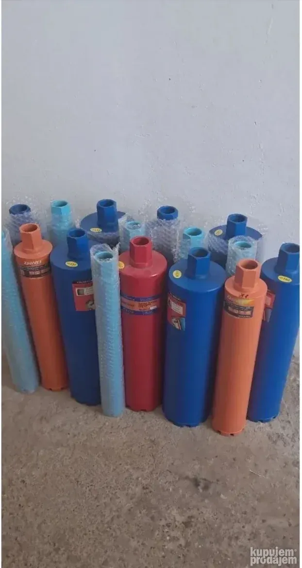 Krune (dijamantske) za mokro busenje betona - 25 MODELA - KupujemProdajem