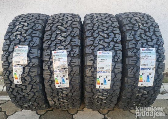 nove gume 245/75 R16 BF Goodrich A/T - KupujemProdajem