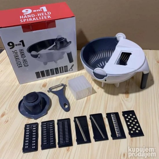 Ručni secko - 9u1 - Kuhinjsko rende - KupujemProdajem