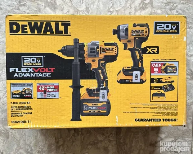 DEWALT Aku busilica FlexVolt Set Novo! - KupujemProdajem