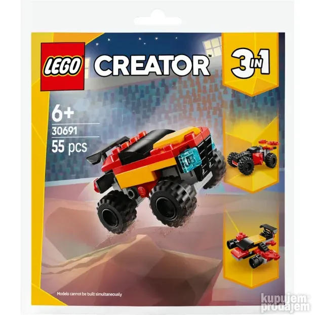 LEGO Creator 30691 Mali promenljivi čudovišni kamion - KupujemProdajem