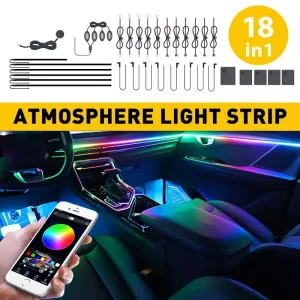 AUXITO RGB ambijentalno osvetljenje za enterijer automobila ...