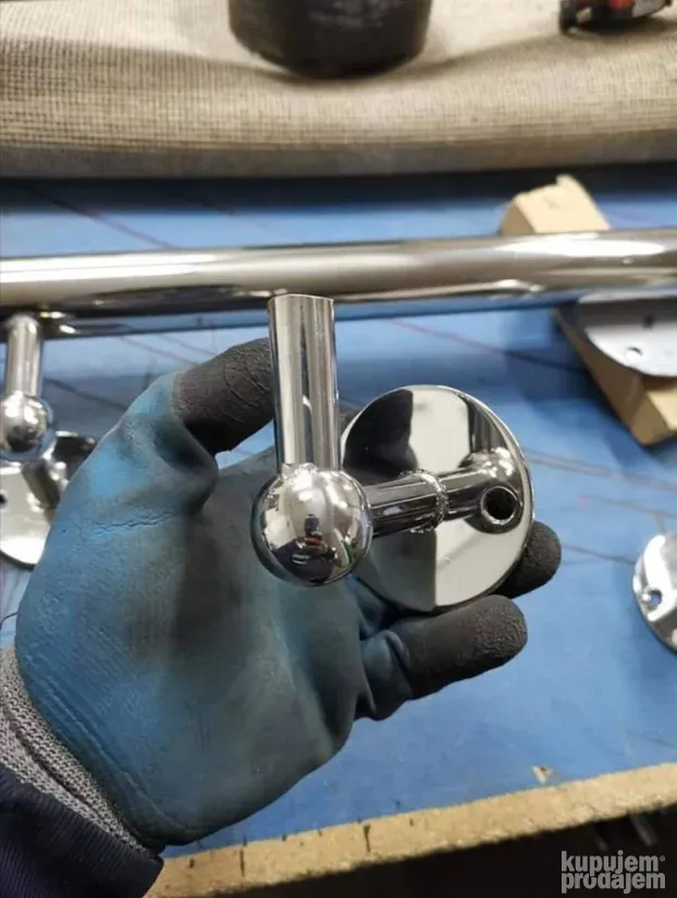 Inox Nosac - Drzac Rukohvata Ukrasni POLIRANI - KupujemProdajem