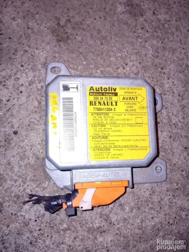 Centrala airbag Renault Megane 1 Scenic 1 - KupujemProdajem