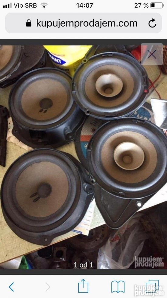 Fiat stilo zvucnici - KupujemProdajem