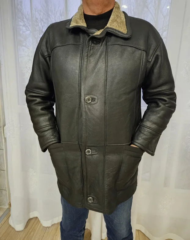 Muska kozna jakna sa krznom McNeal - KupujemProdajem