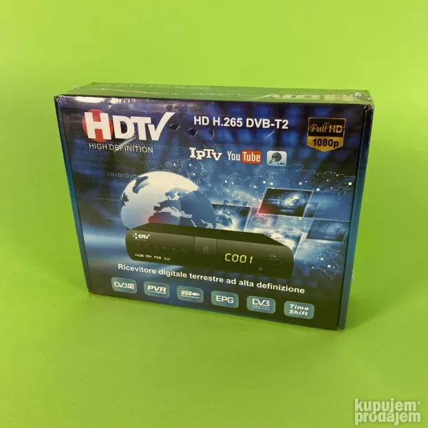 DVB T2 risiver za prijem digitalnih TV kanala - Set top box ...