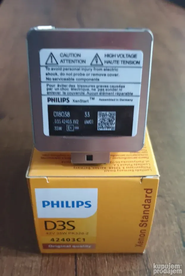 D3S Xenon Philips sijalica - 1 Kom. - AKCIJA - - KupujemProdajem