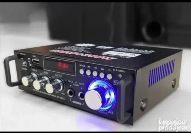 Bluetooth pojacalo 12v 22v kucno ili za kola FM USB - KupujemProdajem