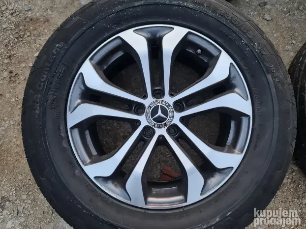 Alu felne 17 5x112 Mercedes GLC 235 65 17 Continental - KupujemProdajem