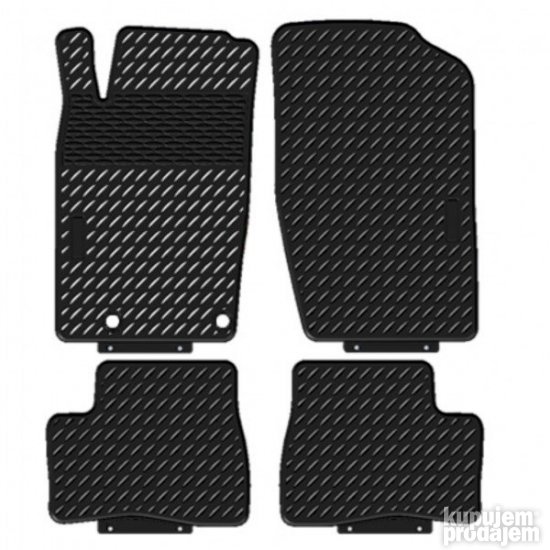 Original Tipske Gumene Patosnice PEUGEOT PEZO 206 - KupujemProdajem