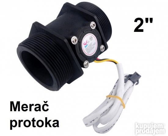 Merac protoka vode 10-300 L/min - 2 inča - KupujemProdajem