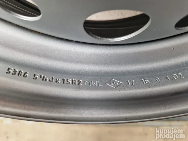 čelične felne 15 " smart , renault twingo 4x100 - KupujemProdajem