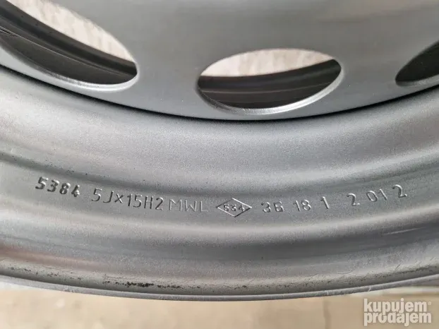 čelične felne 15 " smart , renault twingo 4x100 - KupujemProdajem
